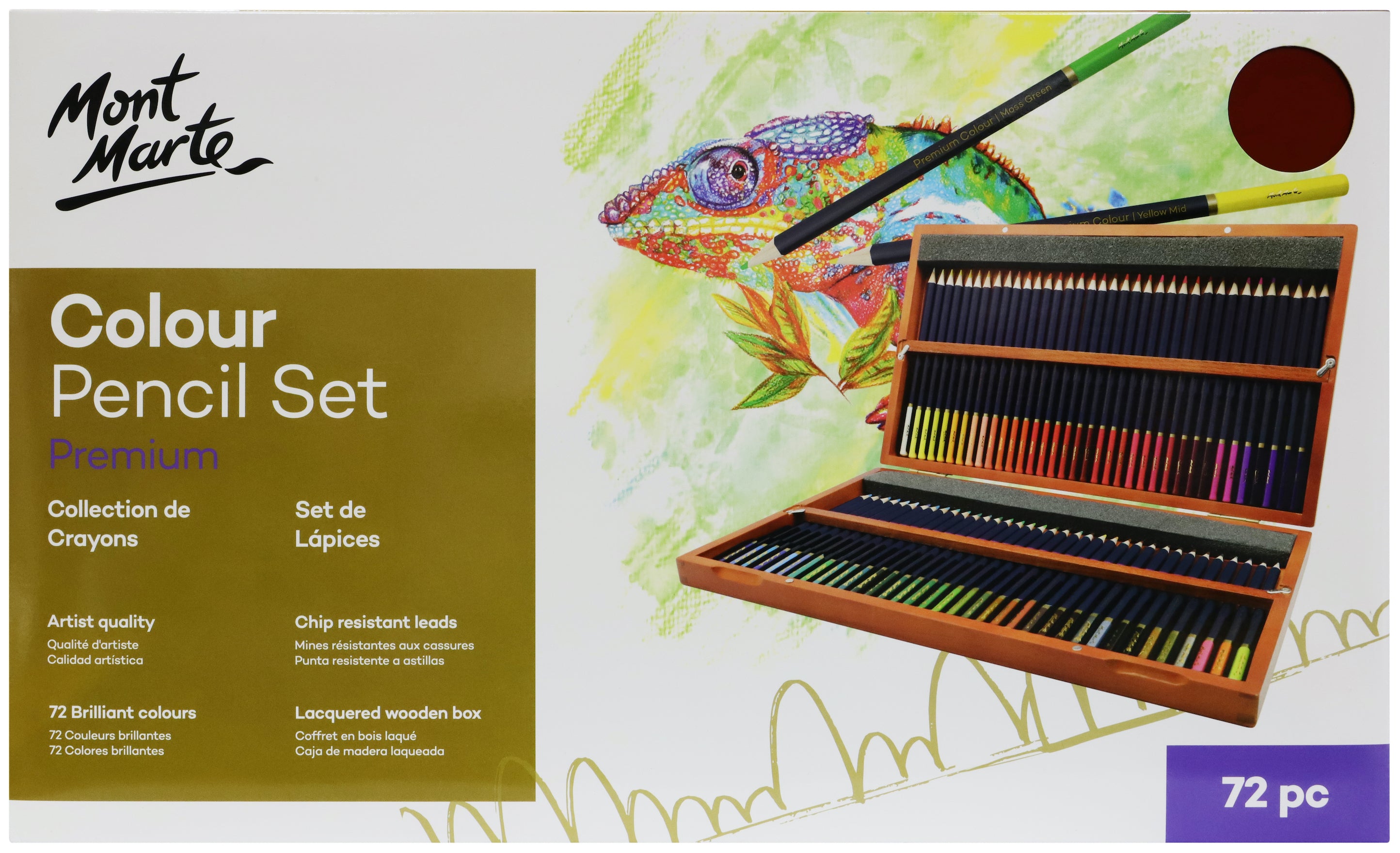Monte Marte Colour Pencils Box Set 72pc | Hot Dollar Newtown | One Stop ...
